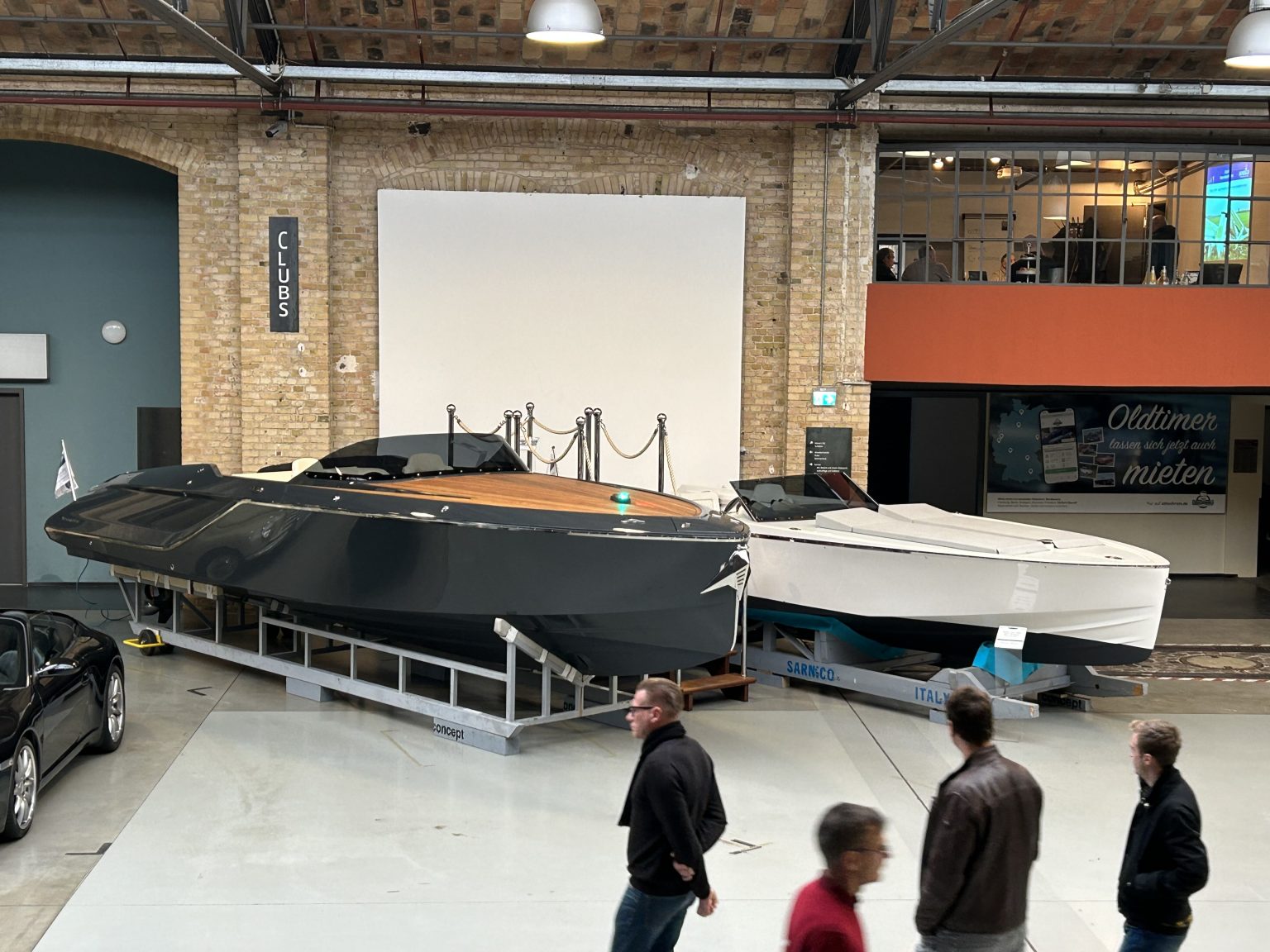 New Frauscher boats in our showroom in Berlin ~ Boat Lounge