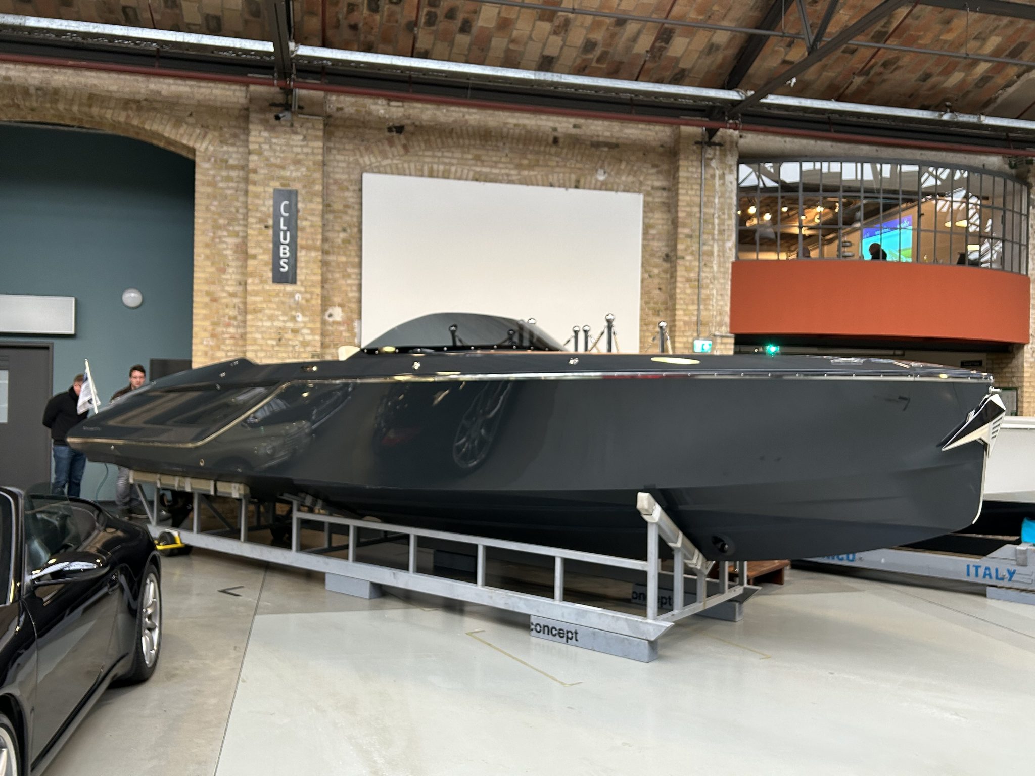 New Frauscher boats in our showroom in Berlin ~ Boat Lounge